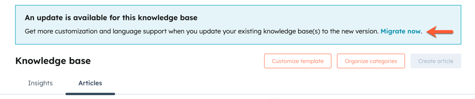 Migrate your knowledge base